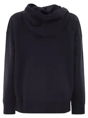 Max Mara Embroidered Drawstring Hoodie - Black