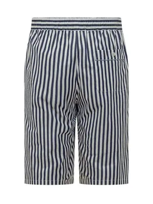 Dolce & Gabbana Striped Drawstring Shorts
