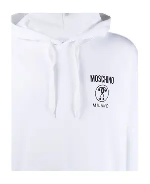 Moschino Double Question Mark Logo Hoodie