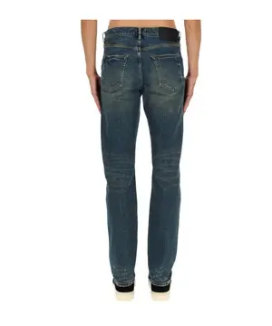 PURPLE BRAND Slim Fit Distressed Jeans