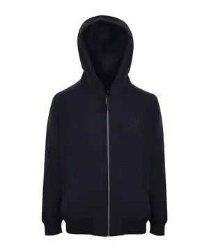 C.P. COMPANY Zip-up Hooded Sweatshirt - Blue
