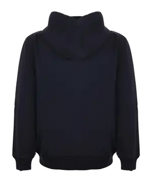 C.P. COMPANY Zip-up Hooded Sweatshirt - Blue