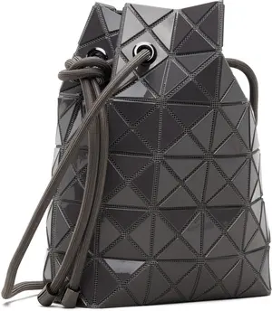 Issey Miyake Wring Drawstring Shoulder Bag - Black