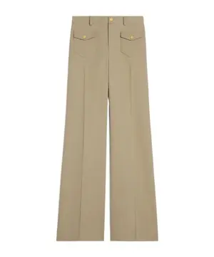 Celine Cotton Gabardine Trousers
