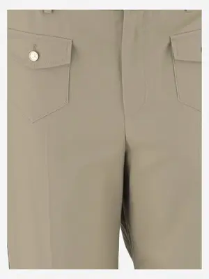 Celine Cotton Gabardine Trousers