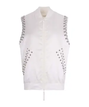 P.a.r.o.s.h Embellished Sleeveless Vest