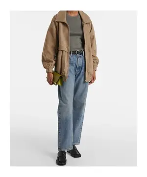 AGOLDE Mid-rise Straight-leg Denim Trousers - Blue