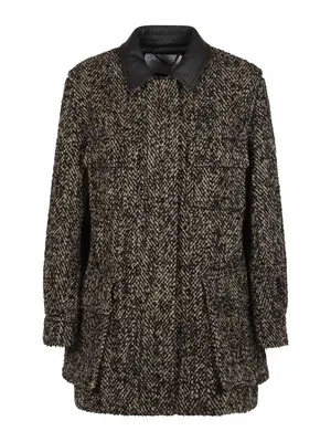 Max Mara Angio Long-sleeved Jacket - Brown