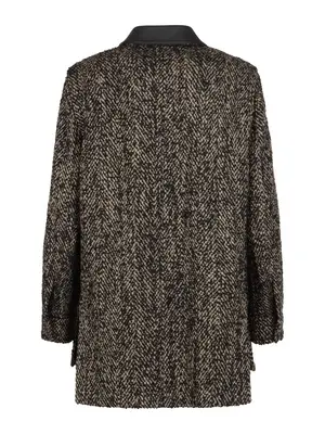 Max Mara Angio Long-sleeved Jacket - Brown