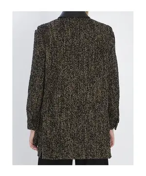 Max Mara Angio Long-sleeved Jacket - Brown