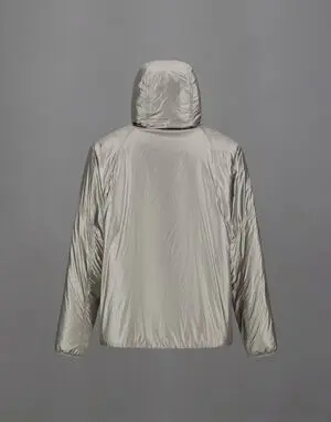 Herno Metallic Shield Hooded Jacket - Gray