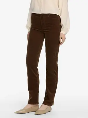 FRAME High-waisted Straight-leg Corduroy Jeans