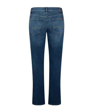 7 For All Mankind Slimmy Straight-leg Jeans - Blue