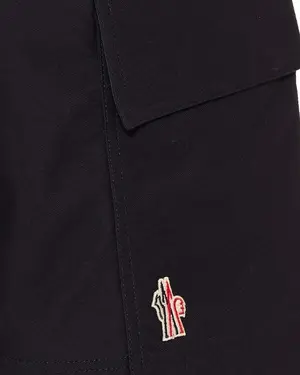 Moncler Cotton Gabardine Cargo Shorts