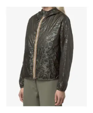 K-WAY Laurettee Super Light Hooded Jacket - Black