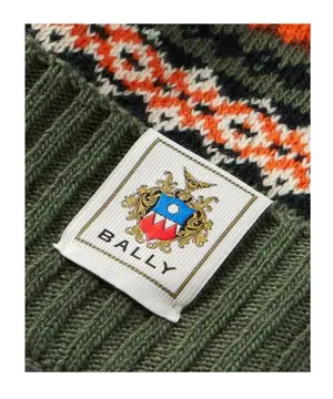 Bally Fair Isle Wool Knitted Hat - Multicolor
