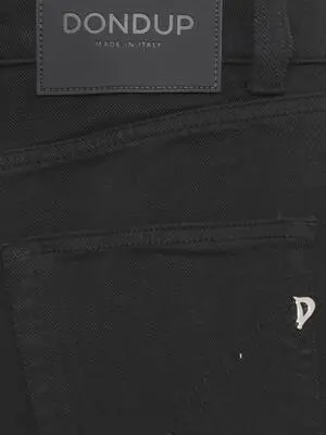 DONDUP Logo Patch Wide-leg Jeans