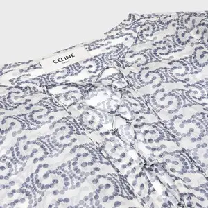 Celine Romy Blouse In Silk Crepon