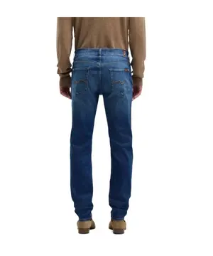 7 For All Mankind Belt Loop Jeans - Blue