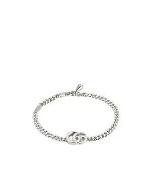 Gucci Gg Marmont Chain Bracelet - Gray