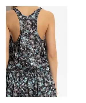 IRO PARIS Sleeveless Ruffle Top - Black