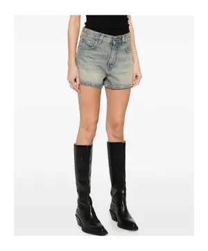 HAIKURE Brut High-waisted Denim Shorts