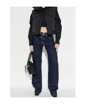Dsquared2 Logo Embroidered High-neck Padded Vest