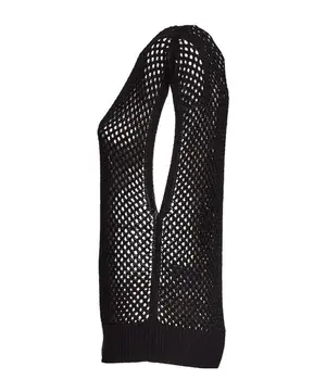 DONDUP Sleeveless Knitted Vest With Cut-out Details