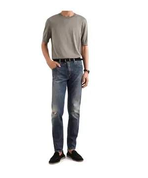 Dolce & Gabbana Logo Plaque Jeans - Black