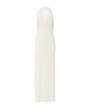 NILI LOTAN Maxi Halterneck Dress