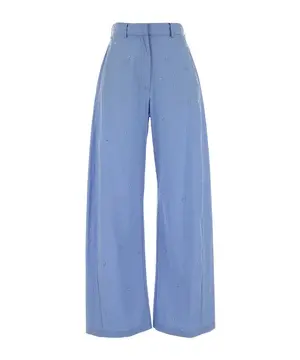 Giuseppe Di Morabito Crystal-embellished Straight Trousers