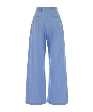 Giuseppe Di Morabito Crystal-embellished Straight Trousers
