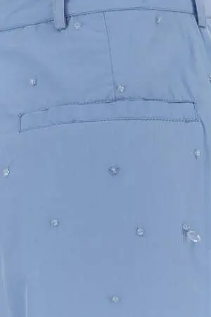 Giuseppe Di Morabito Crystal-embellished Straight Trousers