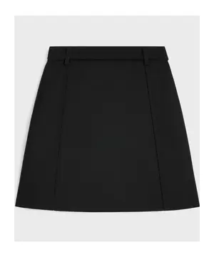 Celine Mini Skirt In Mohair Wool