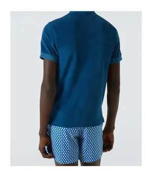TOM FORD Cotton-blend Velvet Polo Shirt