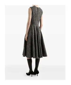 Dolce & Gabbana Pleated Midi Dress