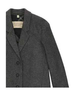 Burberry Single-breasted Coat With Notched Lapel