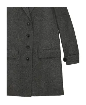 Burberry Single-breasted Coat With Notched Lapel