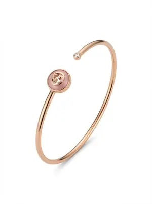 Gucci Interlocking G Bangle Bracelet - Yellow