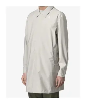 K-WAY Waterproof Zip-up Jacket - Beige