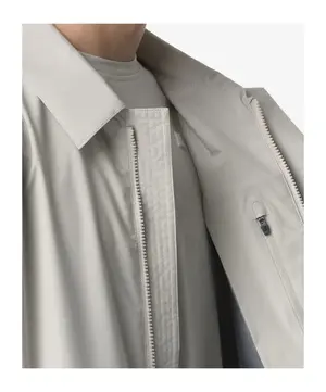 K-WAY Waterproof Zip-up Jacket - Beige