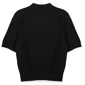 A.p.c. Short Sleeve Knitted Polo Shirt