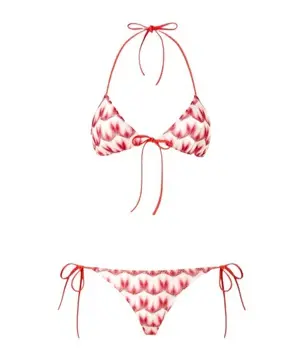 Missoni Halterneck Triangle Bikini - Multicoloured