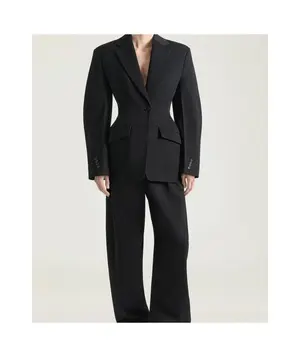 Givenchy Cocoon Collared Buttoned Jacket