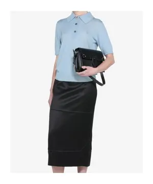N.21 Short-sleeved Polo Shirt With Ribbed Details