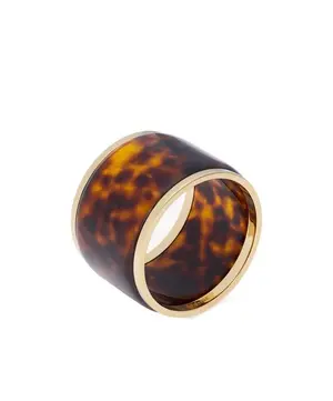 Saint Laurent Tortoiseshell Bangle Bracelet