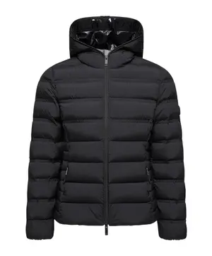Moncler Alete Hooded Short Down Jacket - Black