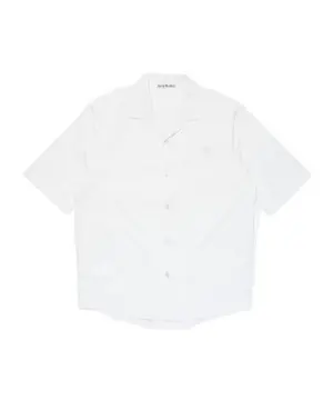 Acne Studios Logo Embroidered Poplin Shirt