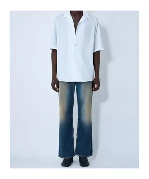 Acne Studios Logo Embroidered Poplin Shirt