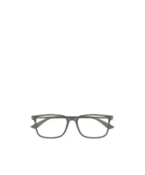 Montblanc Eyewear Rectangular Frame Glasses - Grey